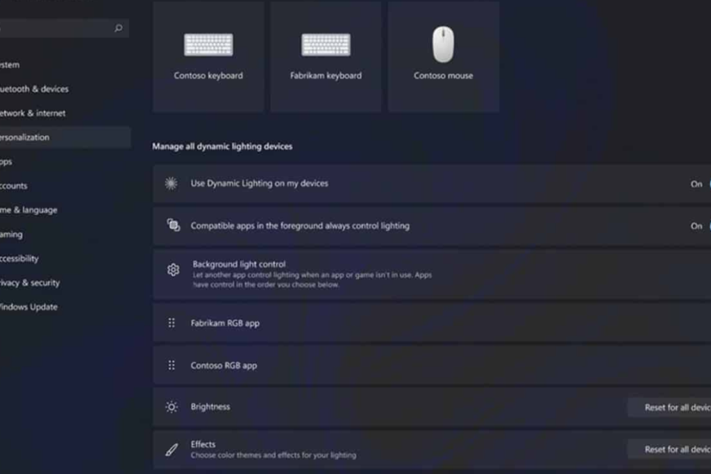 Microsoft tests Dynamic Lighting feature