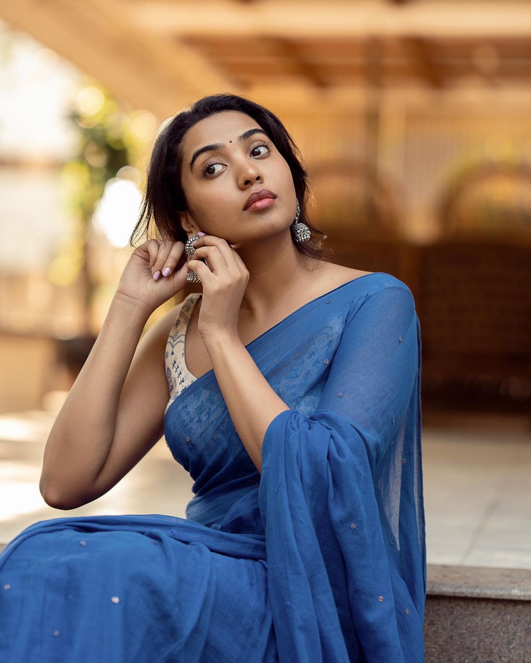 Shivathmika Rajashekar Saree Pics | New Instagram HD Images