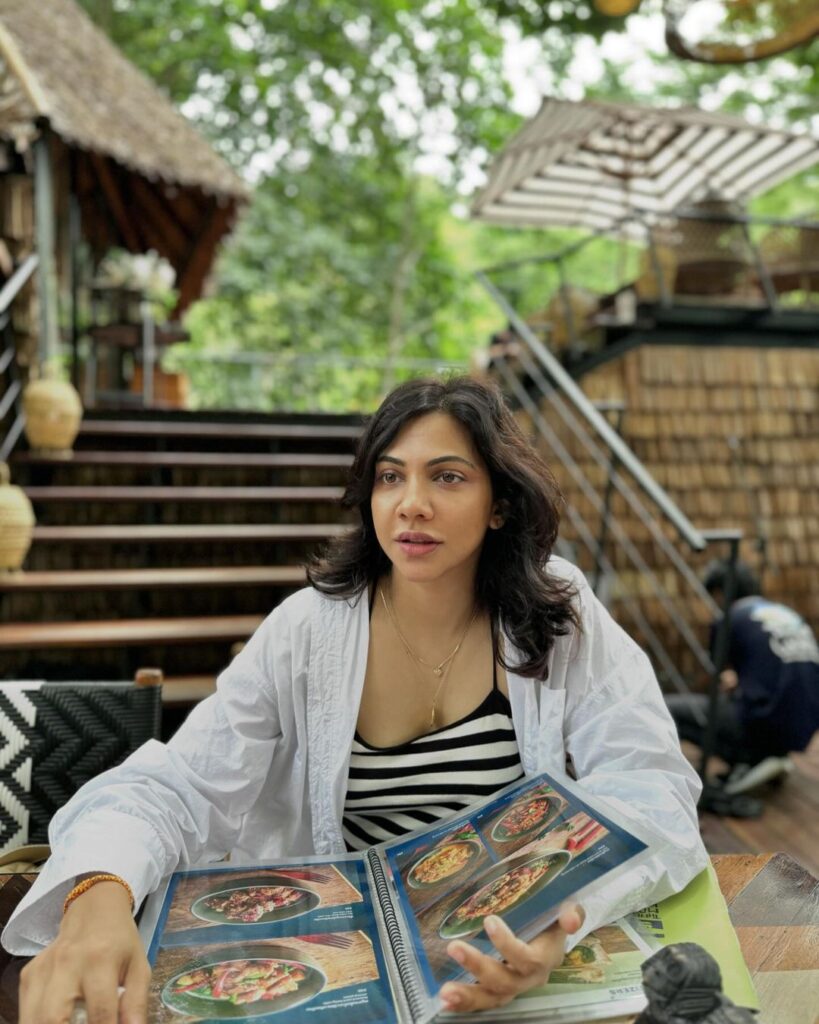 Madonna Sebastian stuns with her radiant beauty.