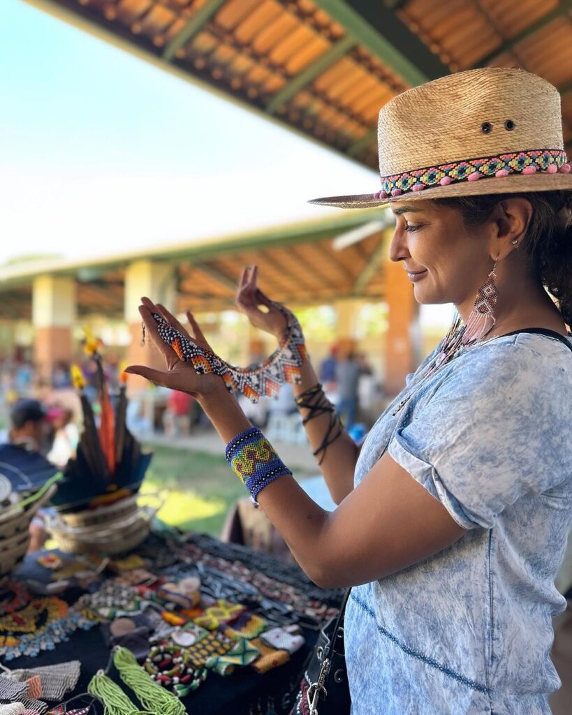 Manchu Lakshmi shines bright in her latest photos.