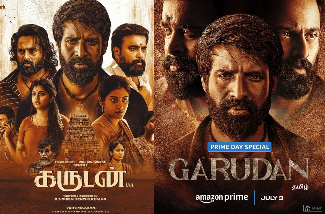 "Don't Miss 'Garudan' – The New Hit Movie Now on OTT!"