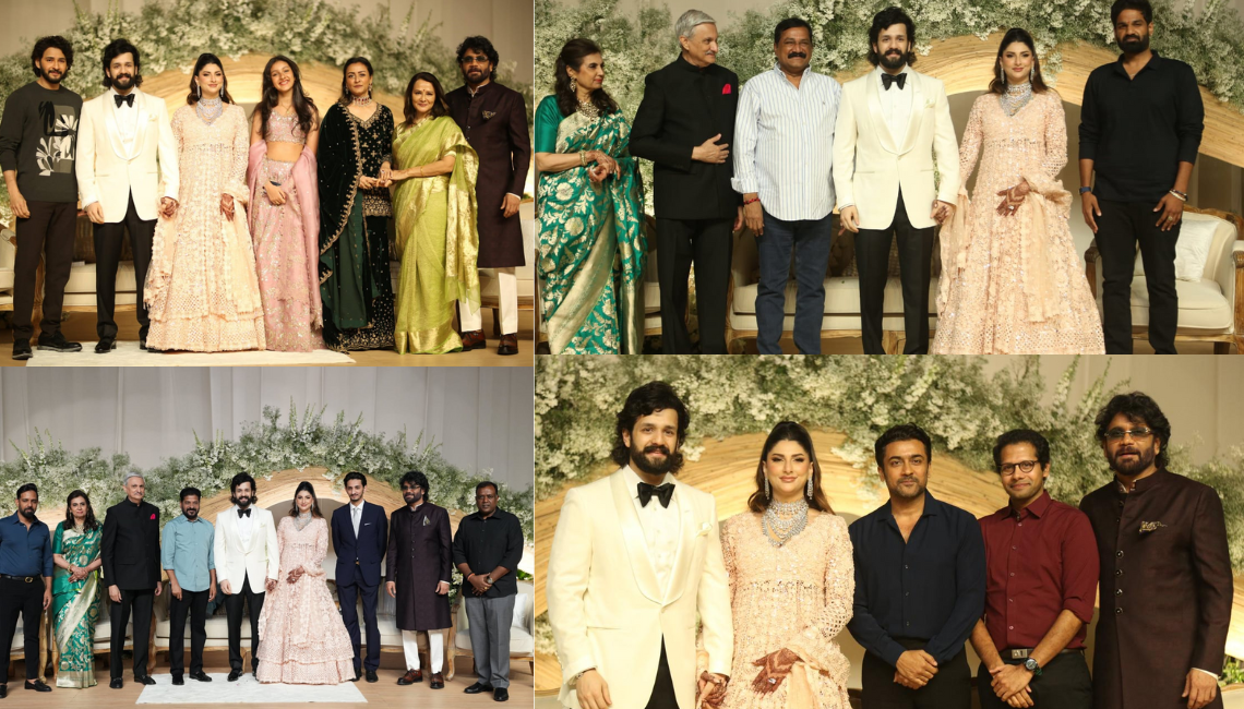 Akhil Akkineni & Zainab Ravdjee’s Star-Studded Reception: Mahesh Babu, Naga Chaitanya, Sobhita ...